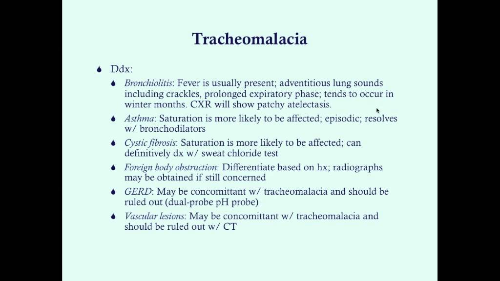 Tracheomalacia