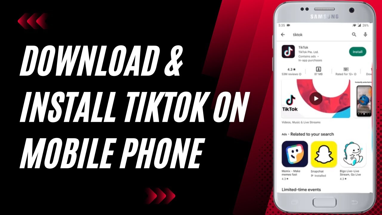 How To Download & Install TikTok - YouTube