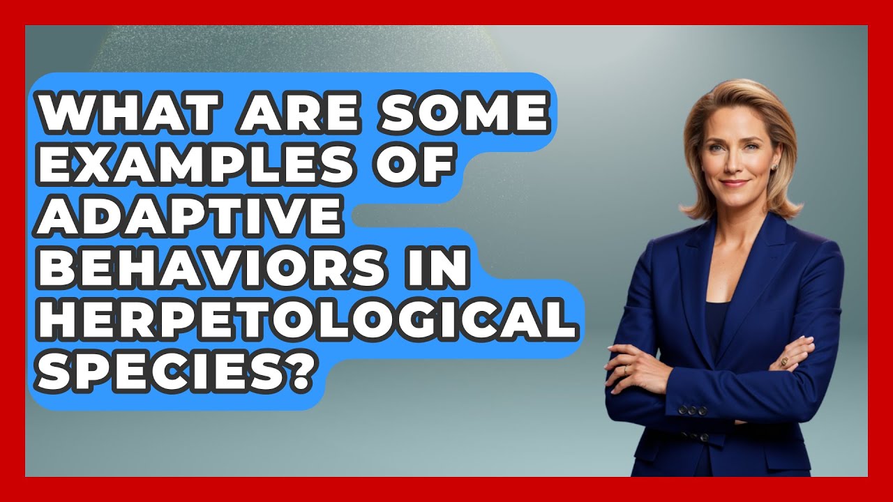 What Are Some Examples of Adaptive Behaviors in Herpetological Species ...