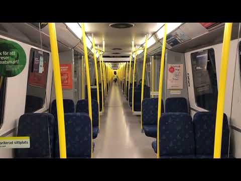 Rundtur på C20F Tunnelbana 2000 vid 🟢 Farsta strand. - YouTube