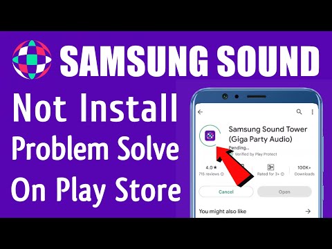 How to fix can't install Samsung Sound app download problem solve on play store & ios