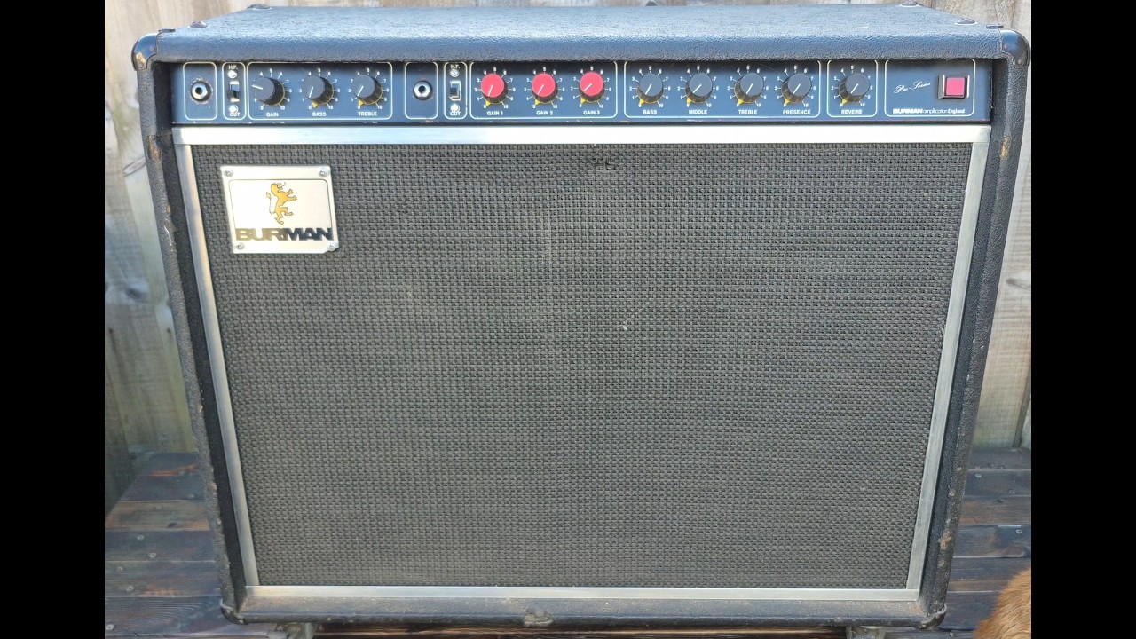 Burman 502 Guitar Amplifier For Sale Let's Check it Out - YouTube