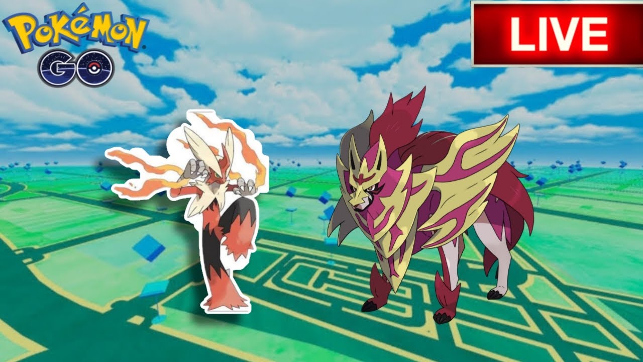 Shiny Zamazenta And Mega Blaziken Raid Invitation In Pokémon Go - YouTube