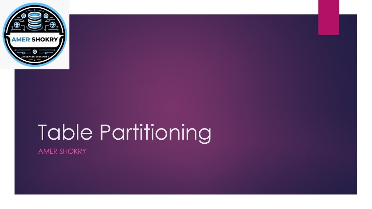 13 SQL Server Administration Table Partitioning - YouTube