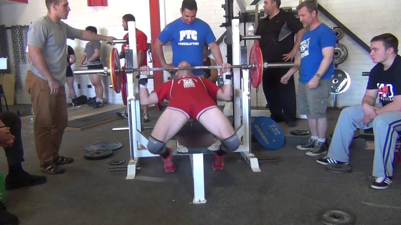 Aaron Doyle - Bench Attempt 1 - 110kg @ 81.7kg - 2013 Wild West ...