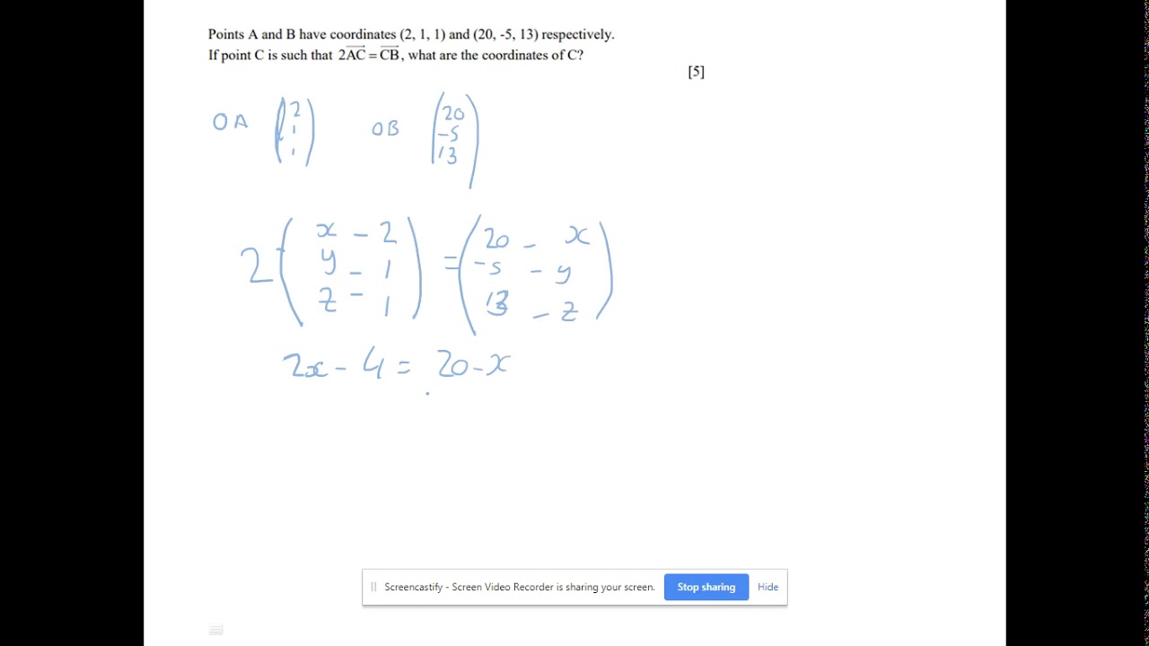 Question 5 vectors identities trig - YouTube