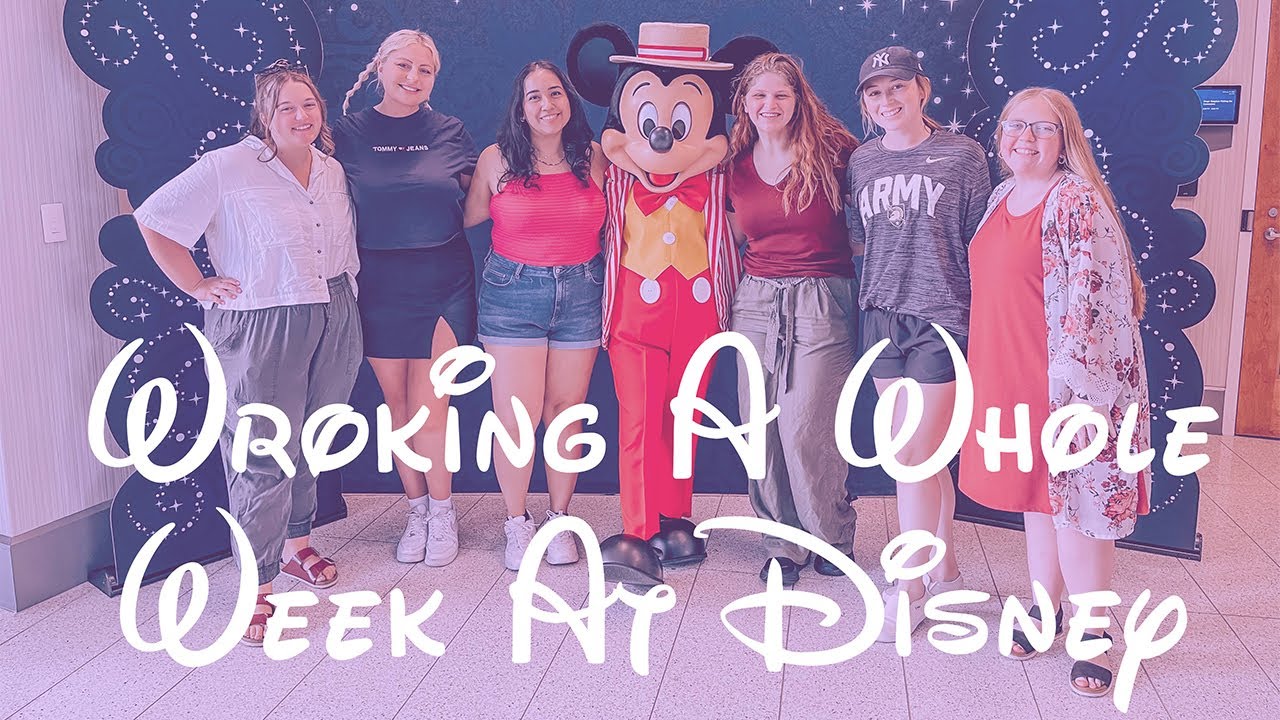 Working A Whole Week At Disney DCP Spring 2023 - YouTube