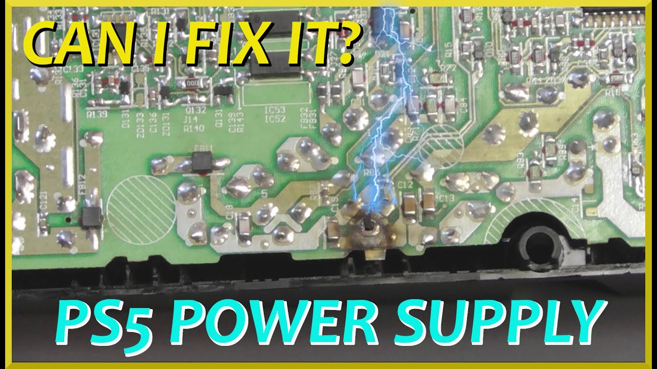 DEAD PS5 Power Supply. Can I Fix it? - YouTube