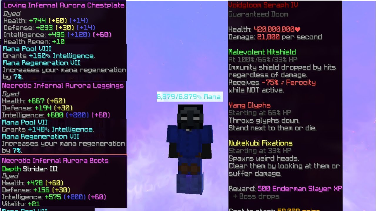 ハイピクセルスカイブロックInfernal Aurora vs Derpy Voidgloom - YouTube