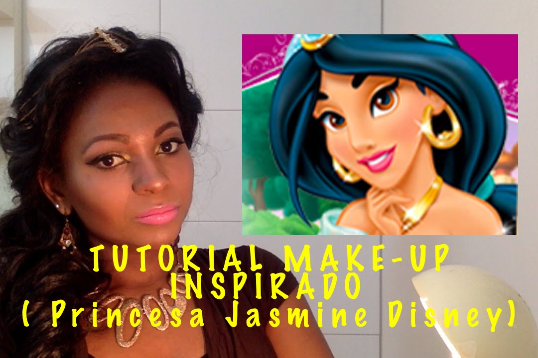 TUTORIAL MAKE-UP INSPIRADO ( Princesa Jasmine Disney) - YouTube