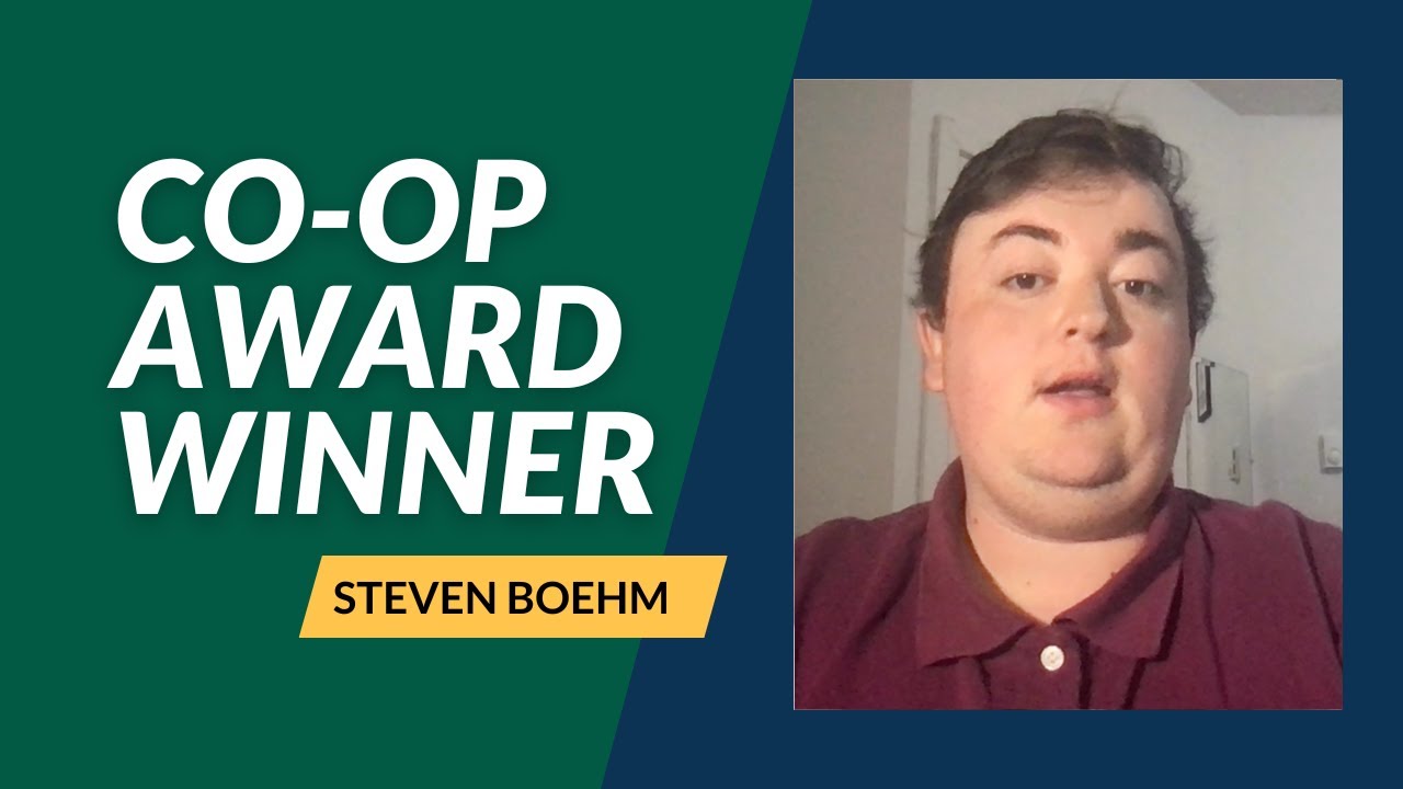 Steven Boehm - 2025 Co-op Award Winner - YouTube
