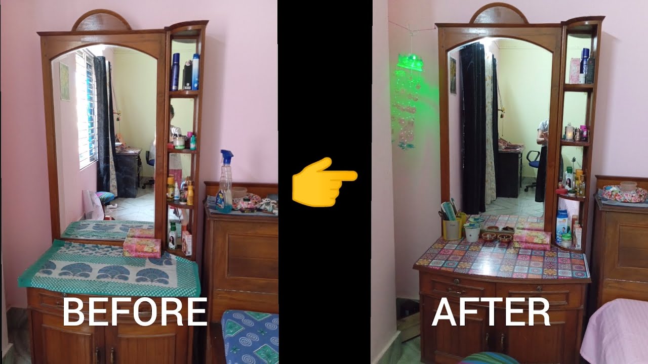 Dressing table makeover | By GRIHINI - YouTube