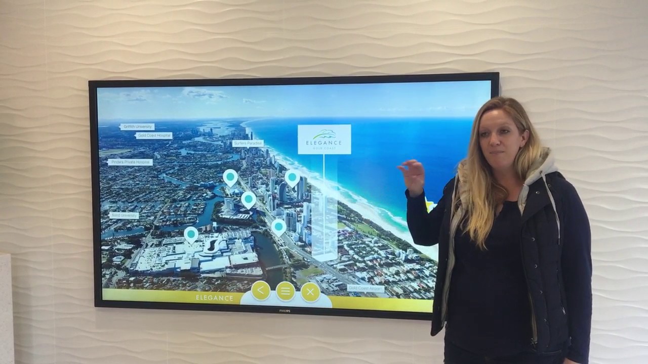 Example Interactive Touch Screen - Off the Plan Apartments - YouTube