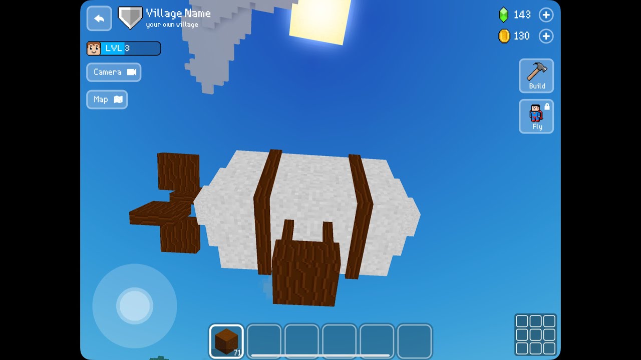 My Blimp sighting in Block Craft 3D - YouTube