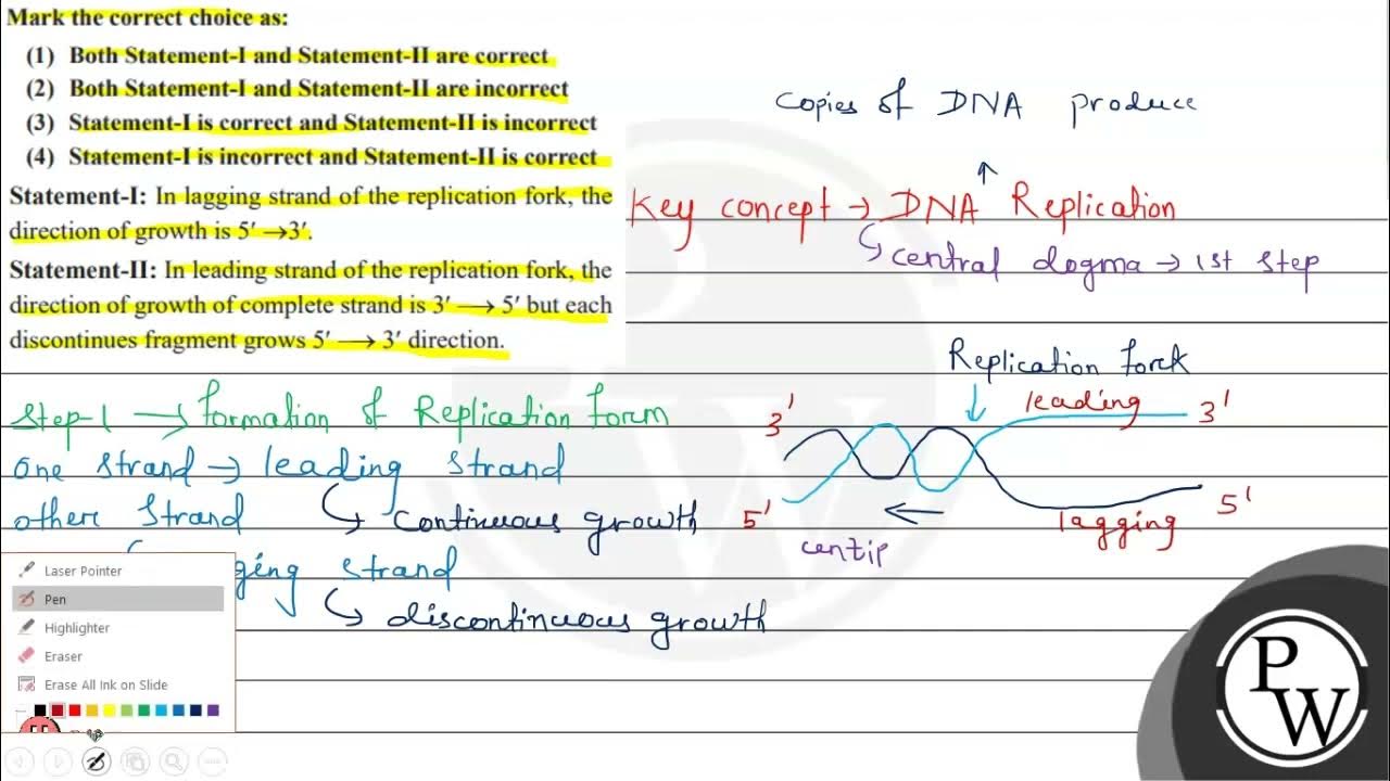 Mark The Correct Choice As 1 Both Statement I And Statement Ii Are