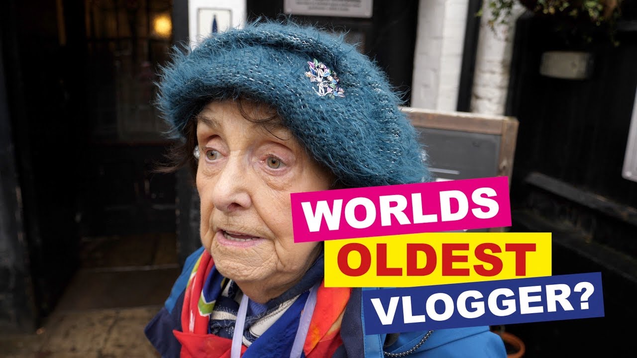 World's Oldest Vlogger? (90 Year Old Vlogger with her Boosted Stick ...