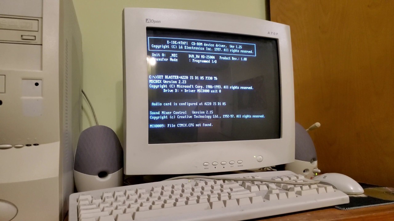 Windows 95 with sound - YouTube