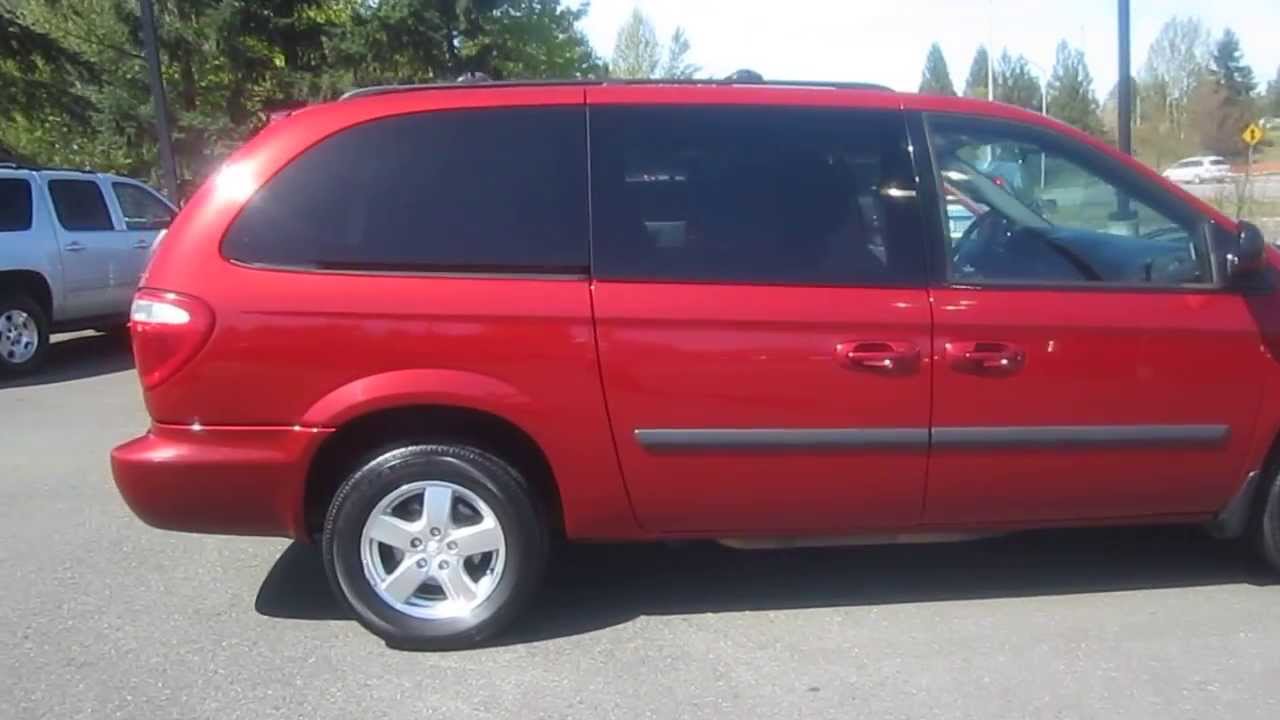 2006 Dodge Grand Caravan, Red - STOCK# M1401801 - Walk around - YouTube