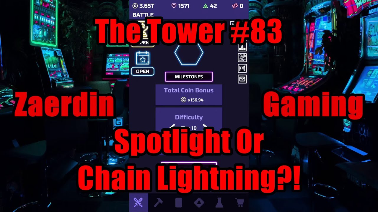 The Tower #83 - Spotlight Or Chain Lightning?! #TheTowerGame - YouTube