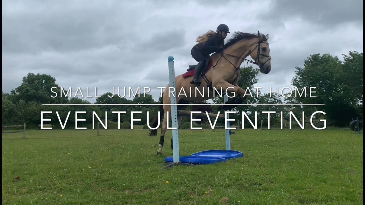 Small Jump training at Home Vlog ~ Eventful Eventing ~ - YouTube