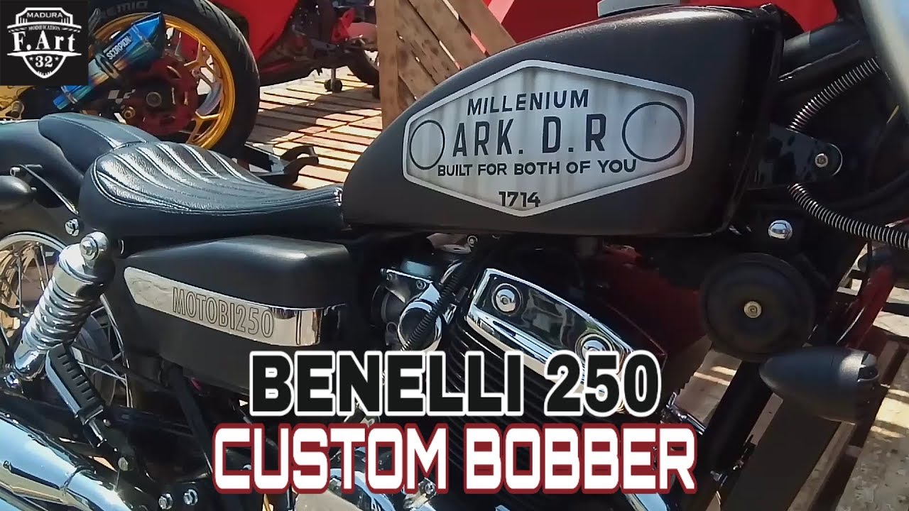 BENELLI 250 CUSTOM BOBBER - YouTube