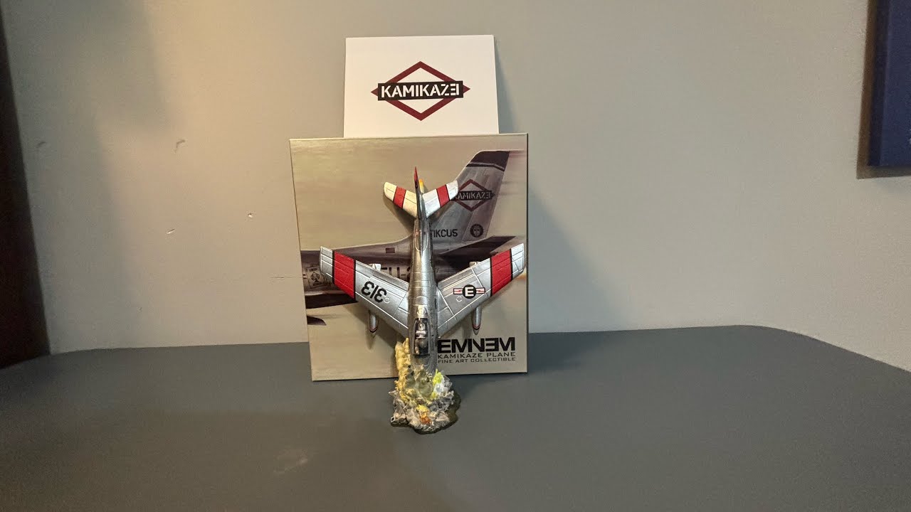 Eminem Kamikaze plane fine art collectible - YouTube