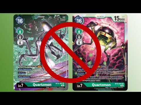 Quartzmon is everywhere! How to beat Quartzmon | Digimon TCG News - YouTube