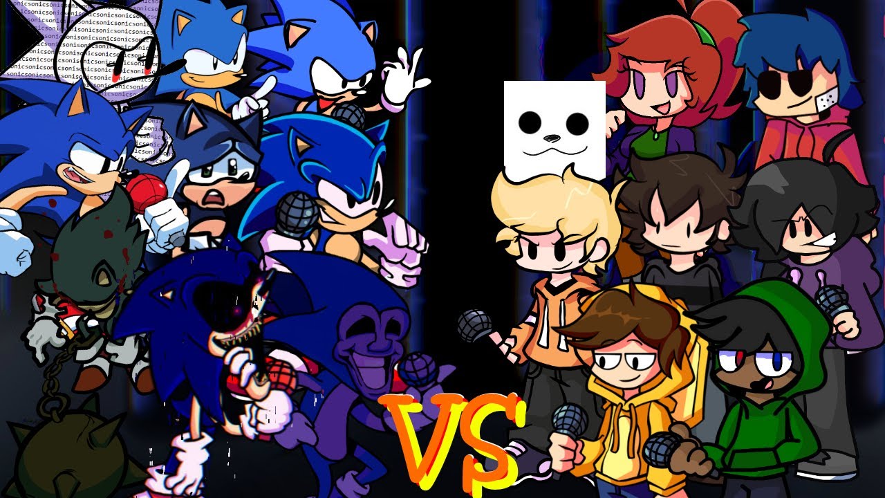 FNF - Chaotic Endless / 9 Sonic's vs Funky Gang (Chaotic-Endeavors ...