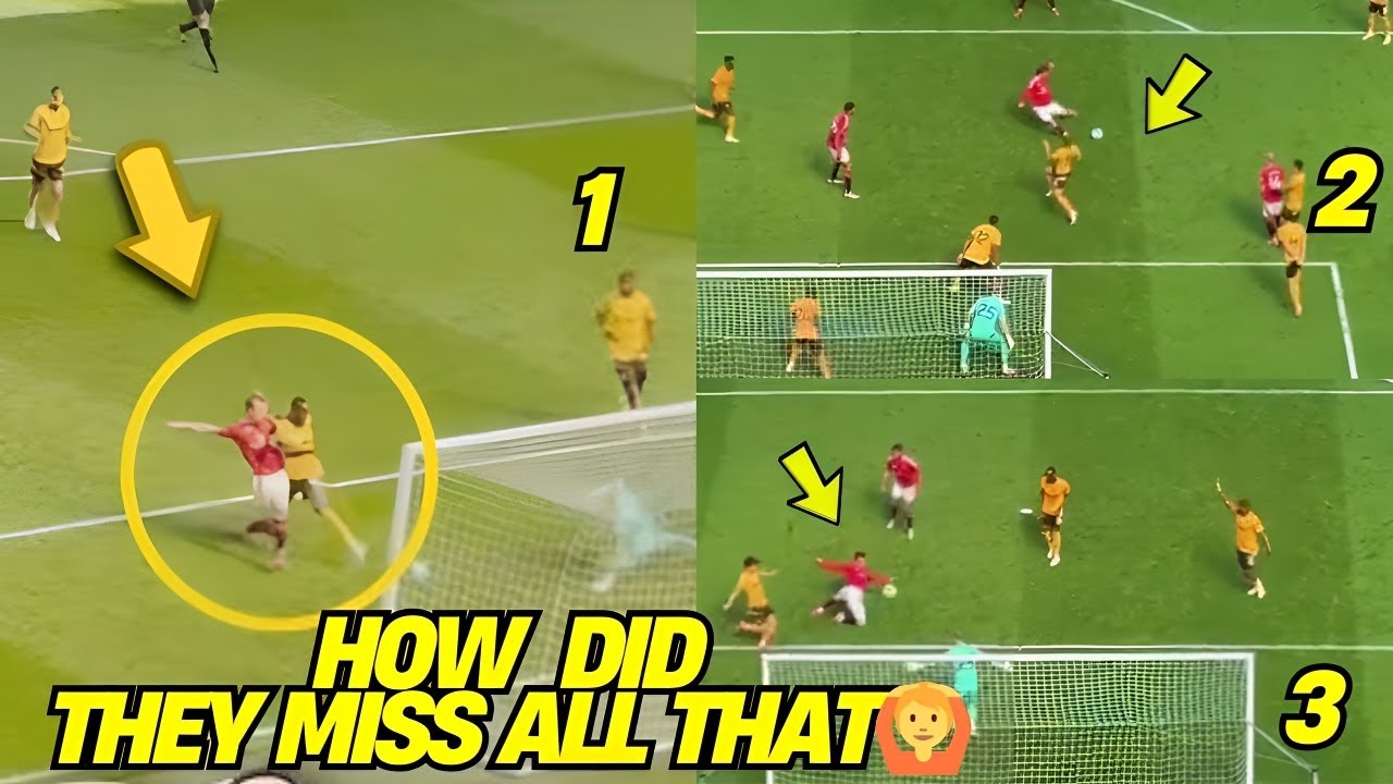 How Did They Miss All Those Chances🙆Hojlund, Fernandez And Mount Miss ...