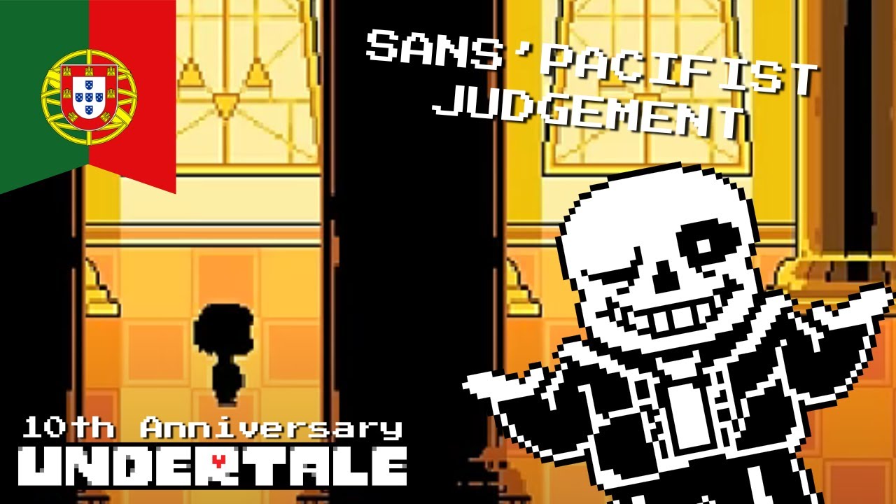 Sans' PACIFIST Judgement [EU Portuguese FanDub] || Undertale 10th ...