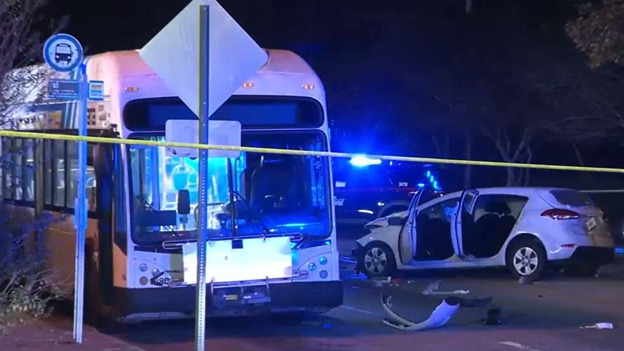 MARTA bus involved in deadly crash in southwest Atlanta - YouTube