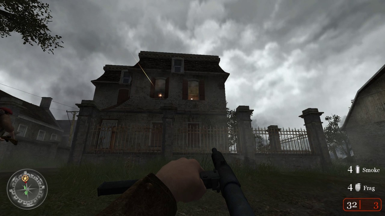 7. The battle of caen(The crossroads): COD2 PC game walkthrough - YouTube