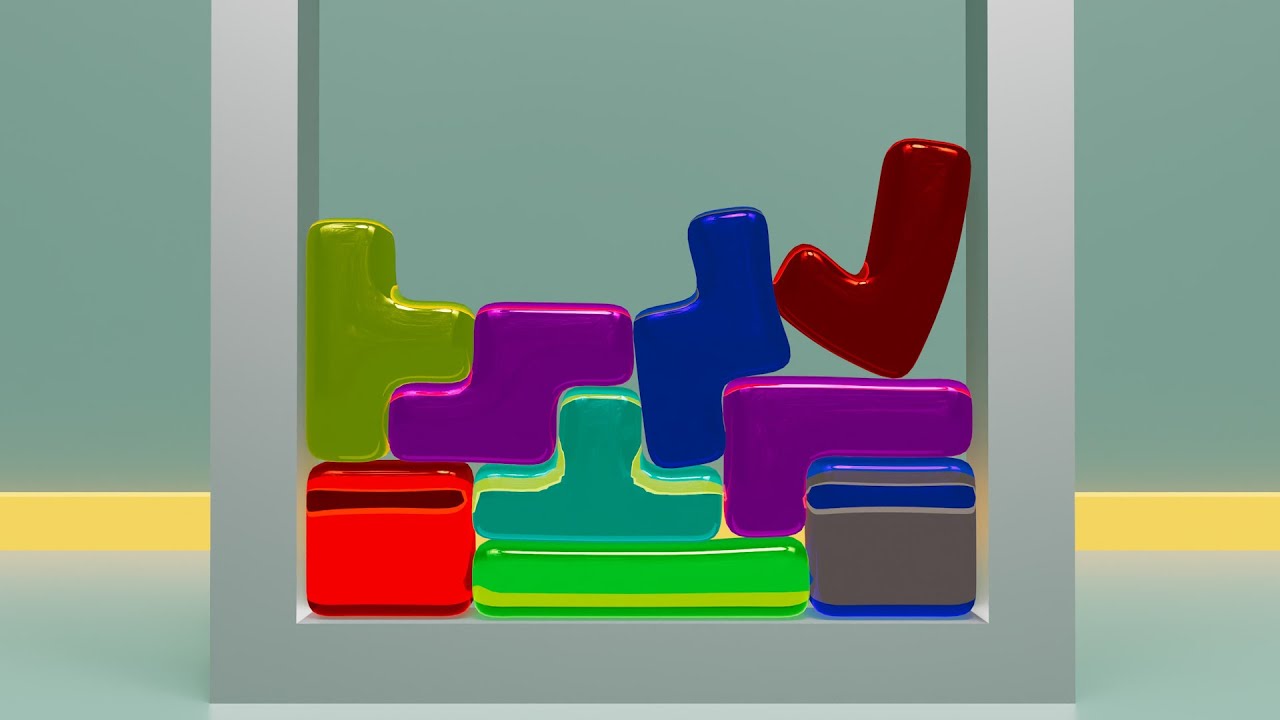 Soft Body Tetris v.15 - YouTube