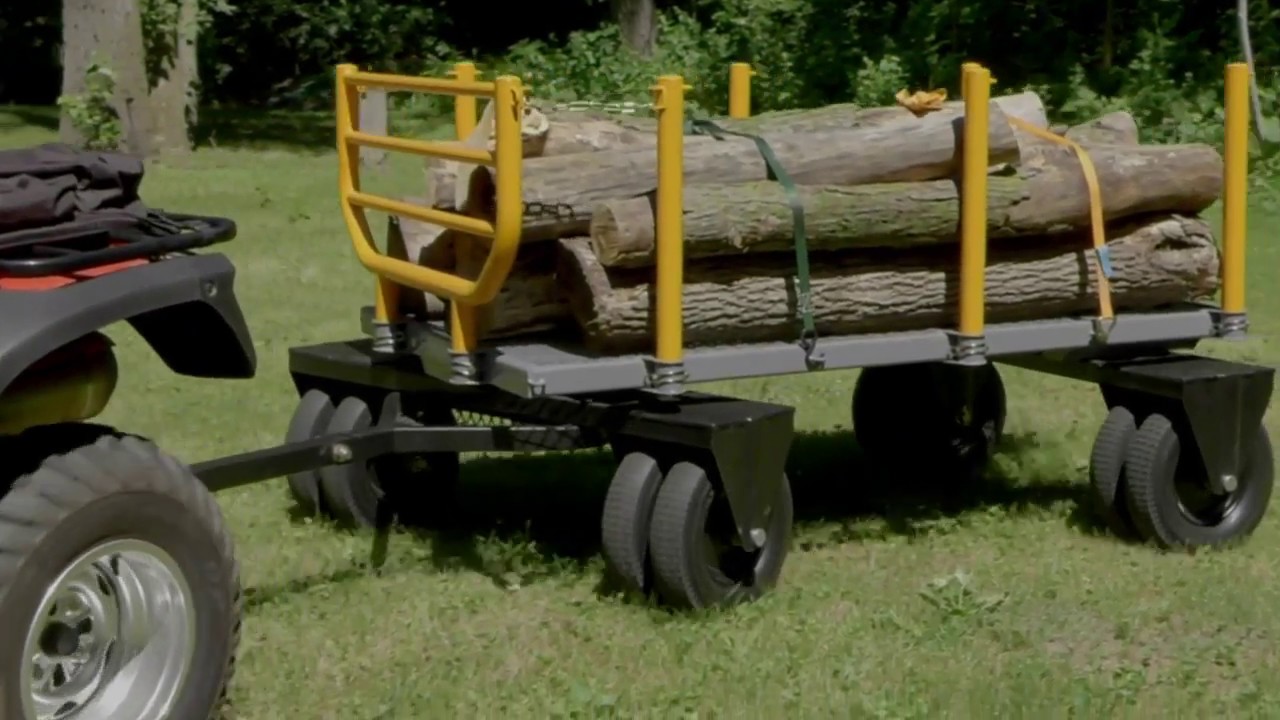 Bannon 3-in-1 Convertible Logging Wagon - 1,800-Lb. Capacity, 72in.L x ...