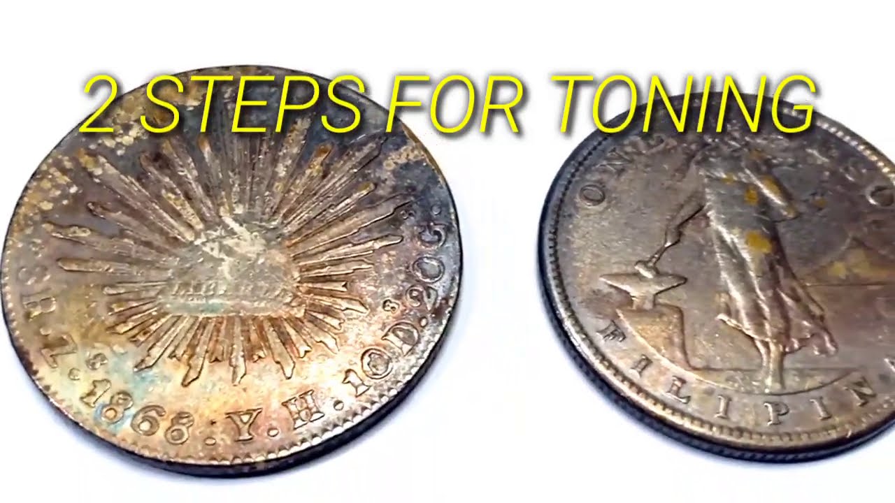 HOW TO MAKE TONING SILVER COIN COLECTION - YouTube