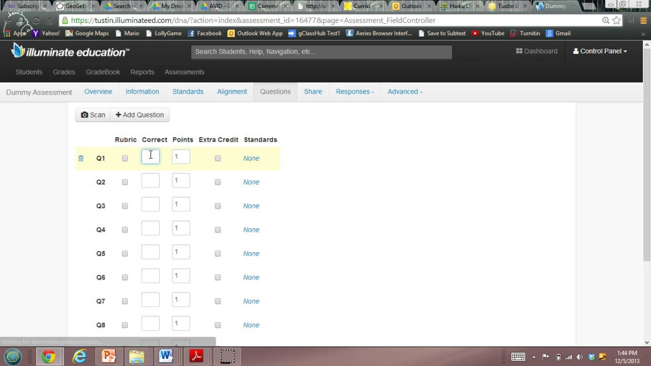 Creating An Assessment in Illuminate - YouTube