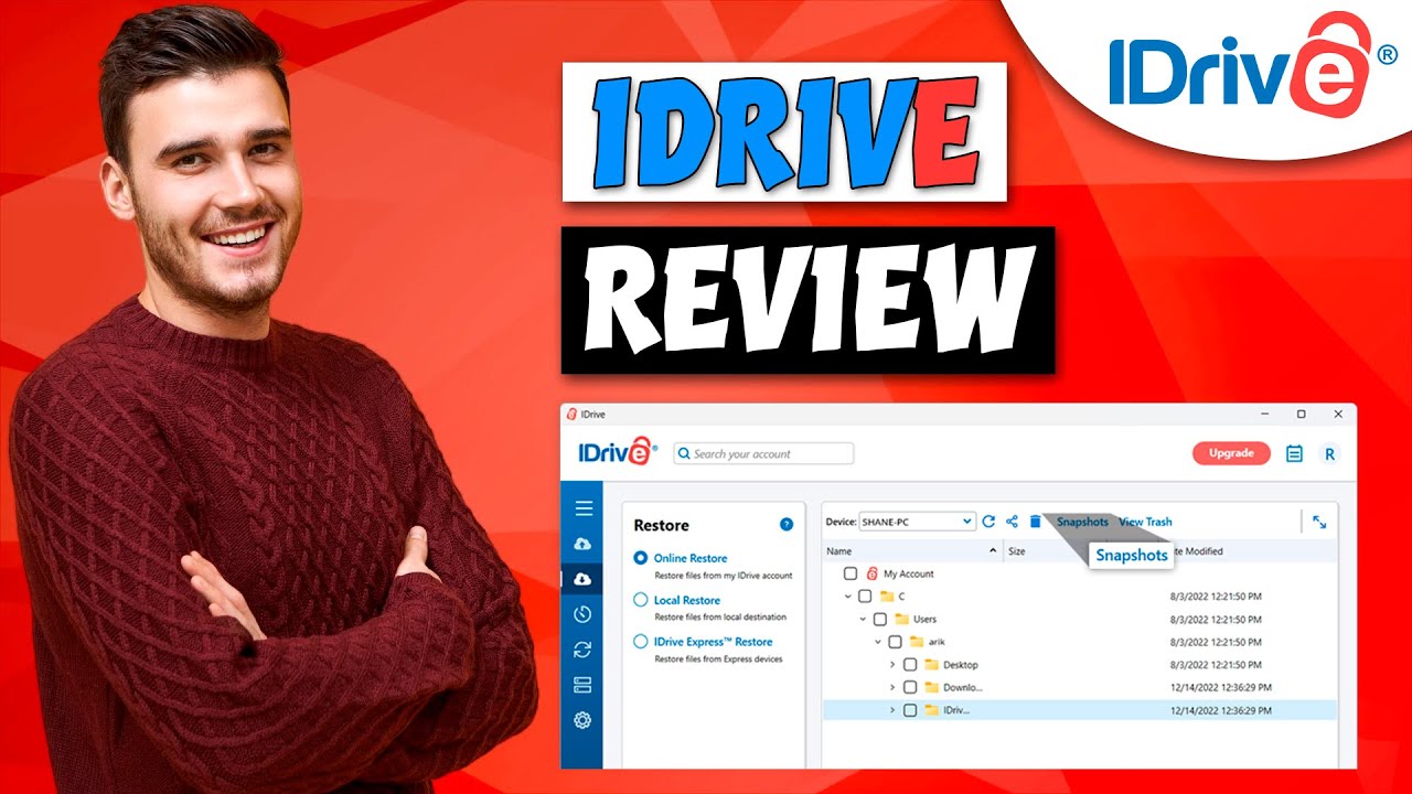 Idrive Review | Best Cloud Backup and Cloud Storage Service - YouTube