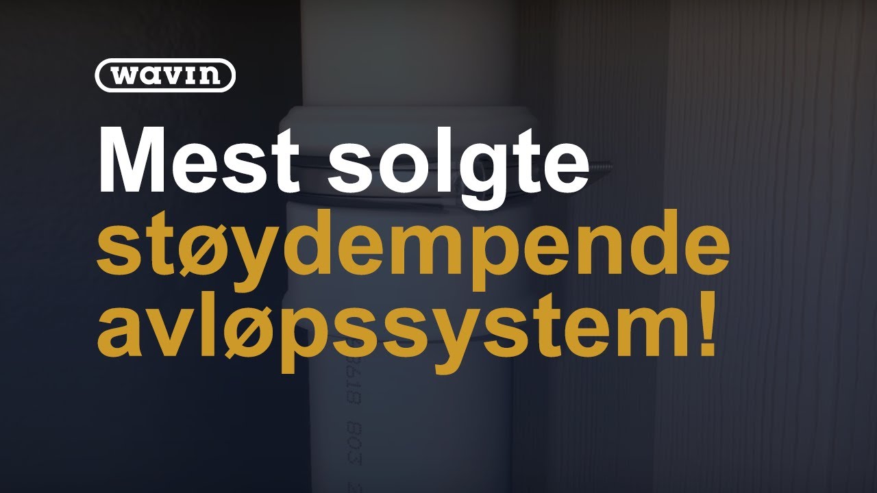 Asto - Installasjon av støydempende avløpssystem | Wavin - YouTube