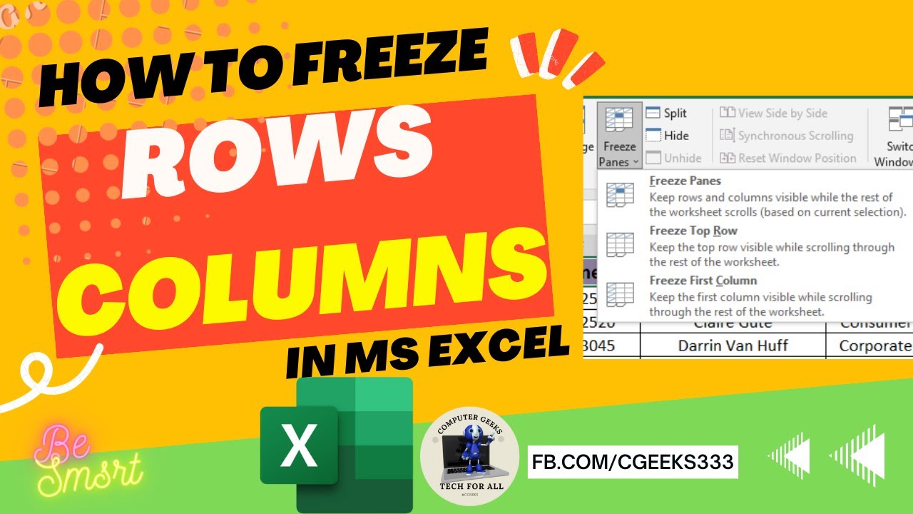 Geek 81 How To Freeze Rows And Columns In MS Excel CGeeks YouTube geek-81-how-to-freeze-rows-and-columns-in-ms-excel-cgeeks-youtube