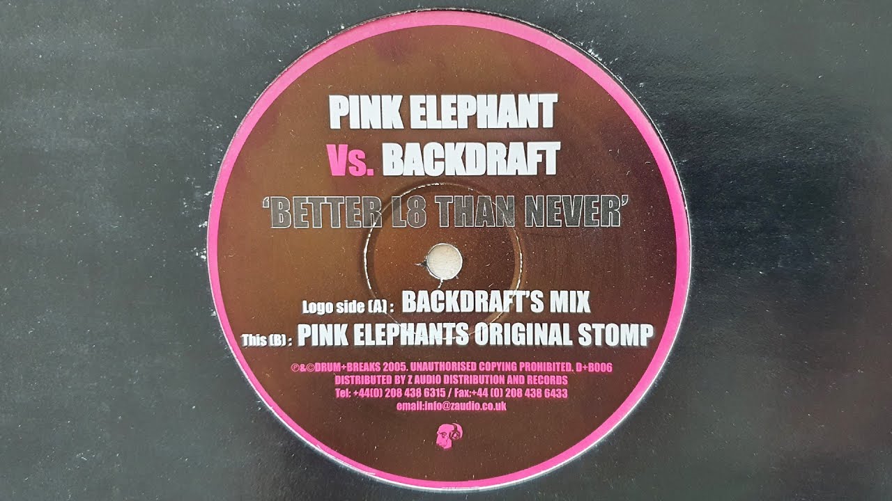 Pink Elephant vs Backdraft - Better L8 Than Never - YouTube