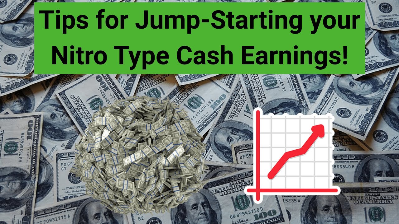 Tips for Jump Starting your Nitro Type cash earnings! - YouTube