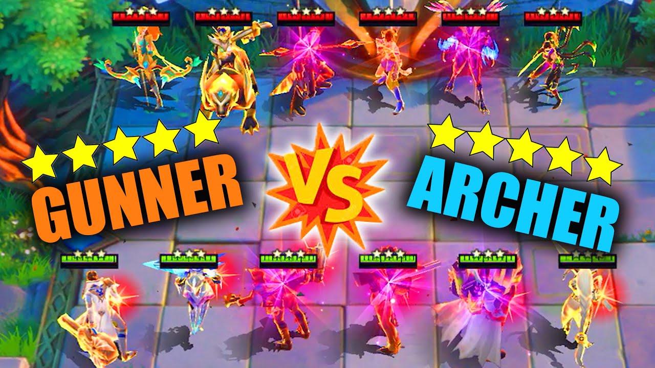 ALL ⭐⭐⭐ 3 STAR GUNNER VS ALL 3 STAR ARCHER BEST EPIC FIGHT EVER MUST ...