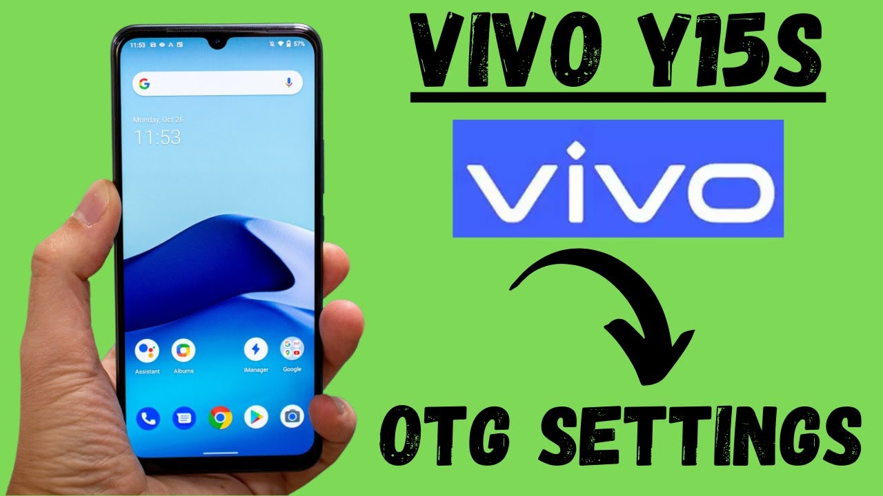 Vivo Y15s otg settings | otg settings to connect usb/pc 2022 - YouTube
