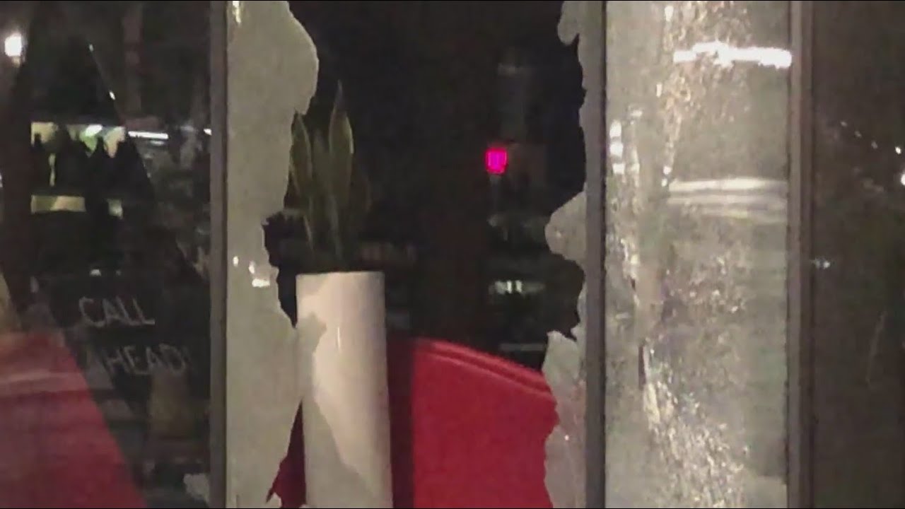 Group leaves $500K in damages amid downtown Portland memorial - YouTube