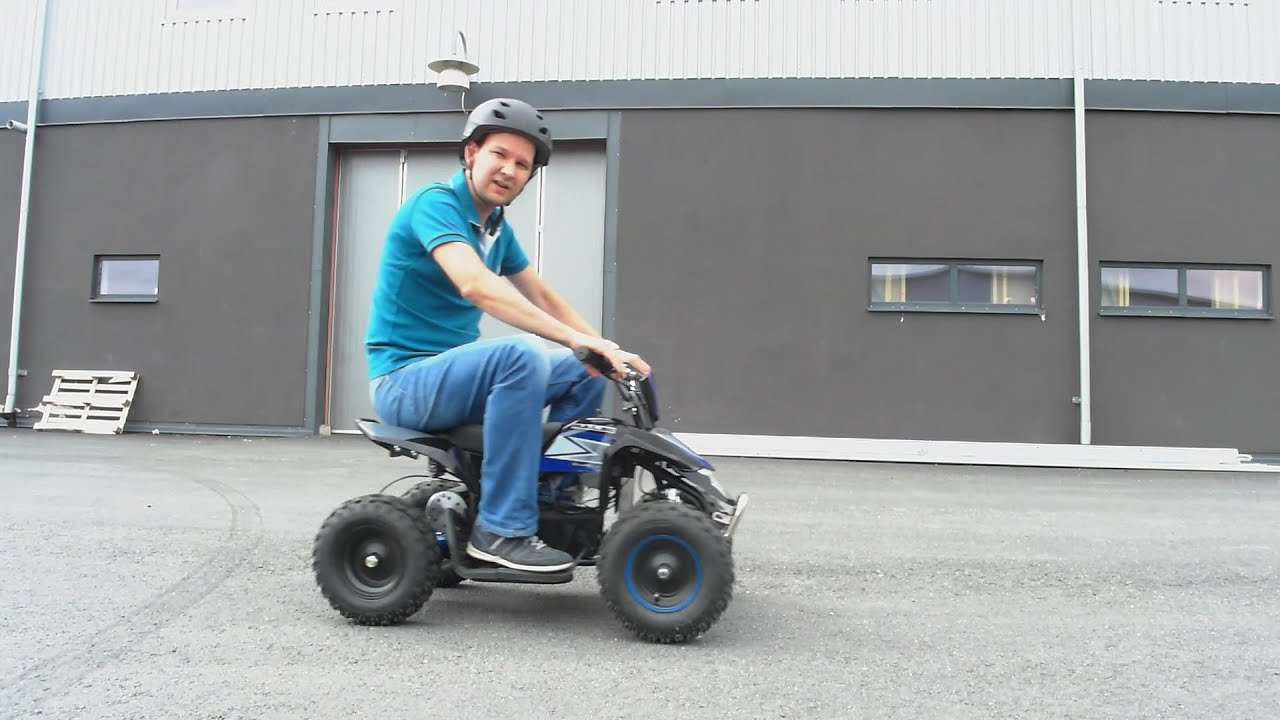 Rull.se - Elektrisk Mini-ATV 1000W, Cobra - YouTube