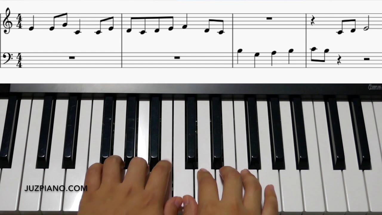 Lu La Lay - Piano Lesson Made Easy Level 2 (With Score) - YouTube