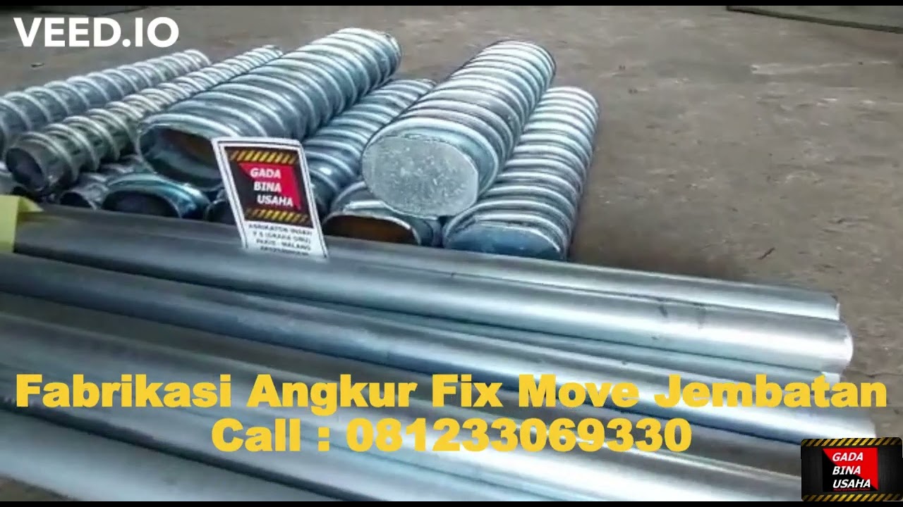 Telp : 081233069330 Angkur Fix Move Jembatan - YouTube