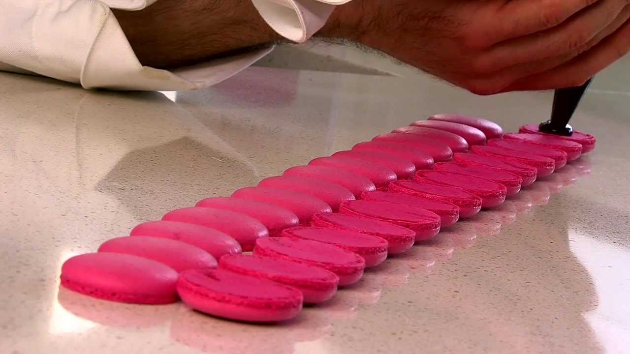 Zumbo Baking - Choc Raspberry Macarons (Full Video) - YouTube