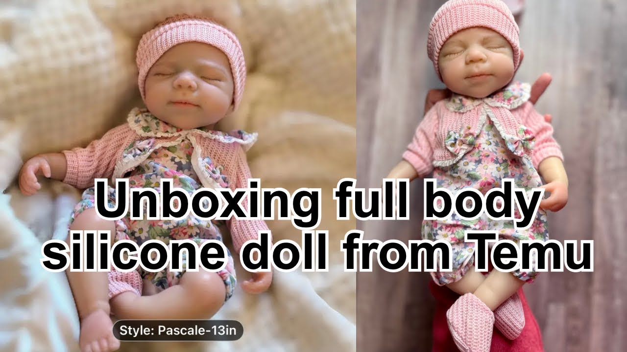 Temu Silicone baby doll unboxing - YouTube