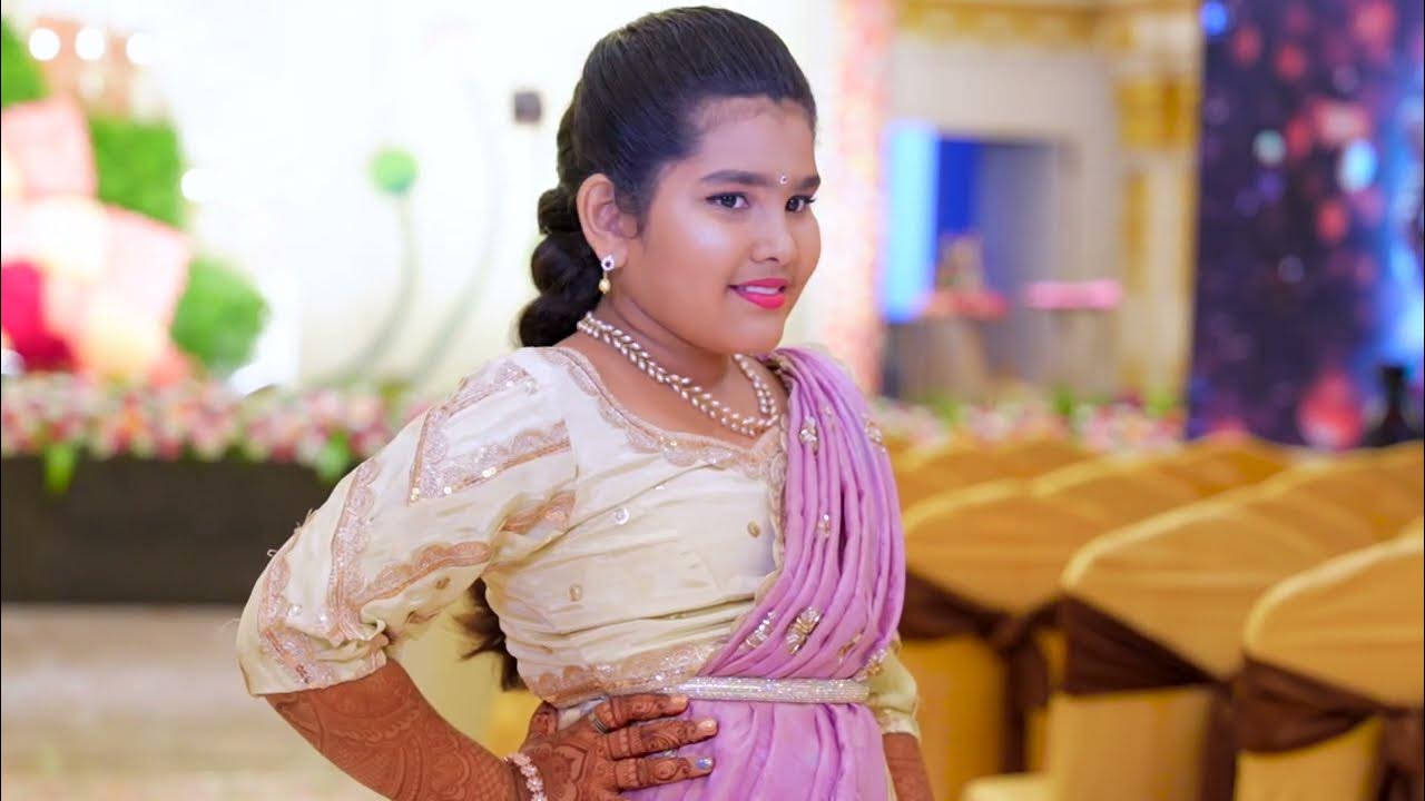 Nithya - Mayukh and Dhriti -Adrith | Saree & Dhoti Celebrations 2024 - YouTube